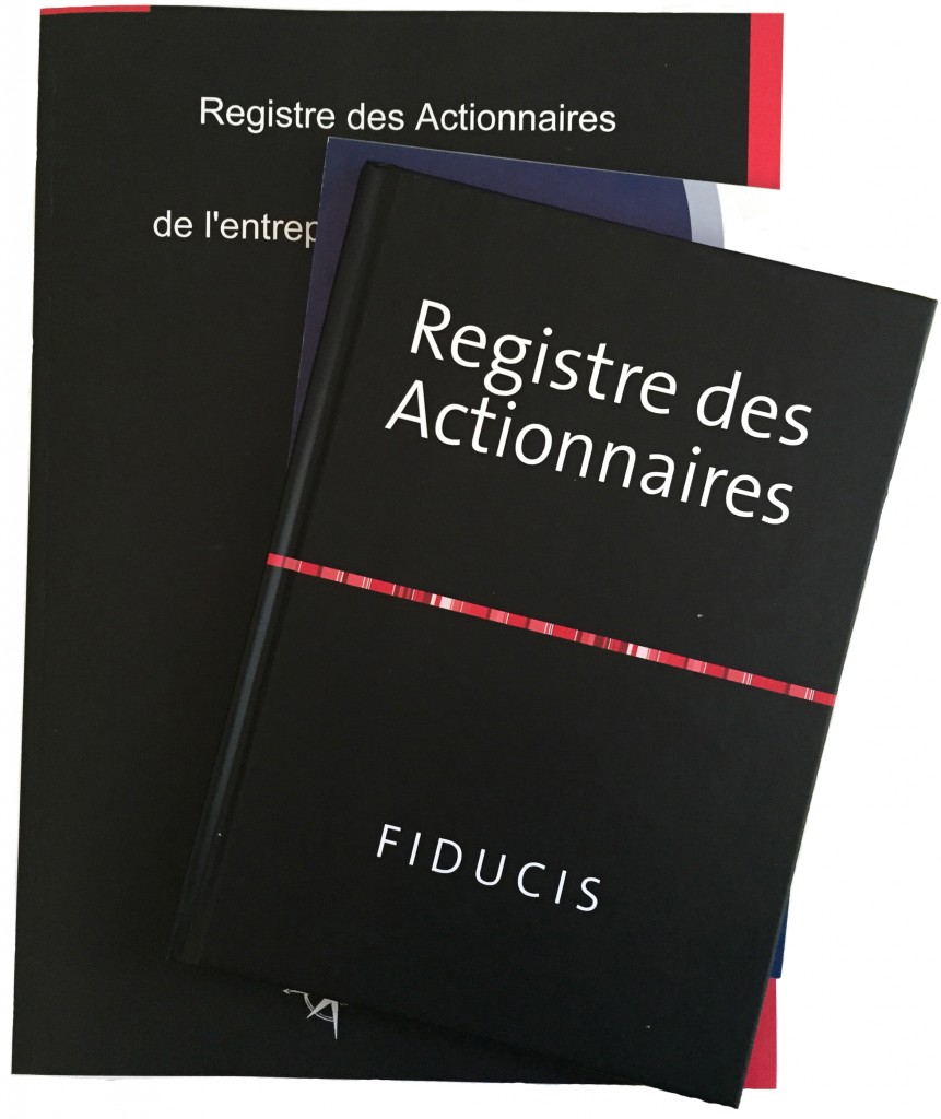 Livre: Registre des Actionnaires (Luxembourg) – Fiducis